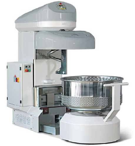 Kneders met uitrolbare kuip - Bakkerijtechniek: bakkerijmachines en meer